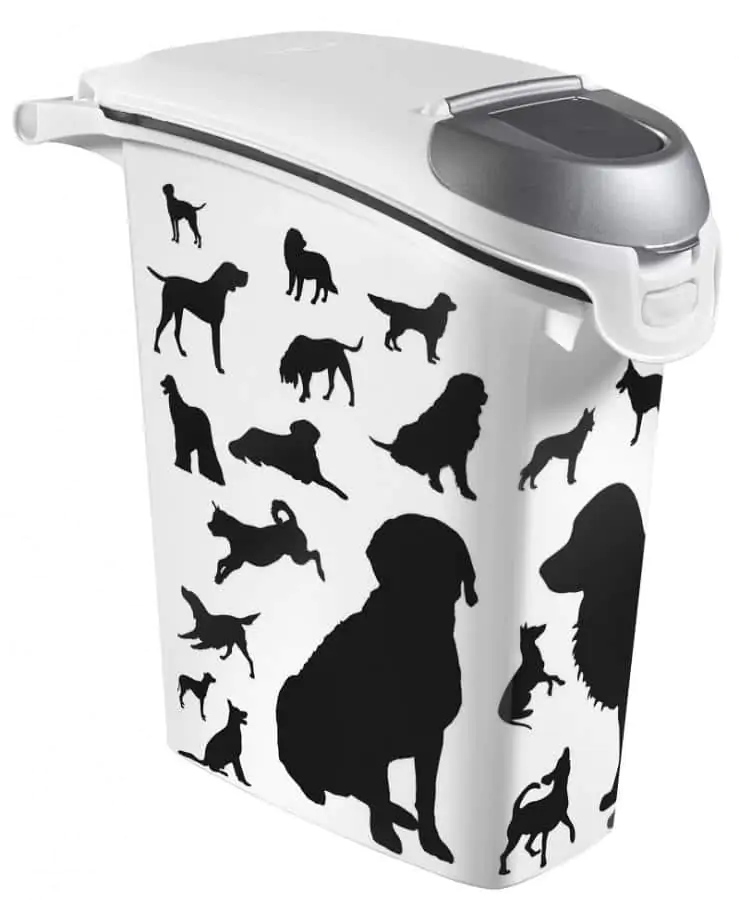 Kontejner na granule - 10kg - obrys pes | ATAN nábytek